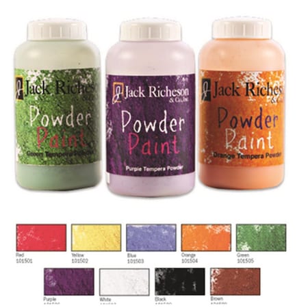 Jack Dry Tempera Powder Paint; Orange 101504 | Zoro