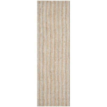 Safavieh Natural Fiber Runner Rug Grey & Natural - 2 ft.-6 in. x 12 ft ...