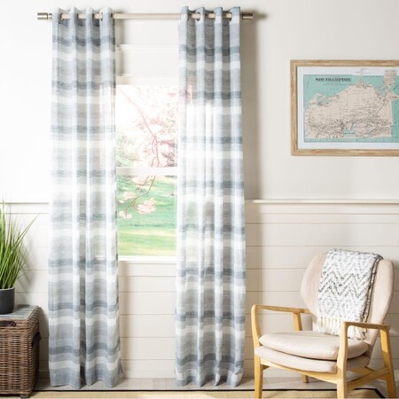 Safavieh 52 x 96 in. Liberty Window Panel - Grey WDT1053B-5296 | Zoro