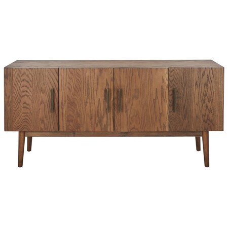Safavieh Doderick Mid-Century Media Stand, Medium Oak SFV2114C | Zoro