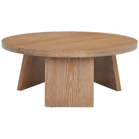Safavieh 36 x 36 x 14.5 in. Julianna Wood Coffee Table, Rustic Oak ...