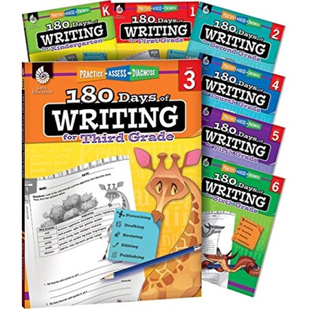 Shell Education Shell Education 51716 180 Days of Writing for K-6 Grade ...