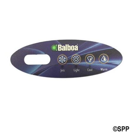 Balboa Mini Oval Up & Down 4-Button Spa Side Overlay for 53676 11852 | Zoro