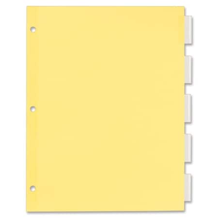The Workstation Essentials Economy Insertable Tab Dividers - Set of 5 ...