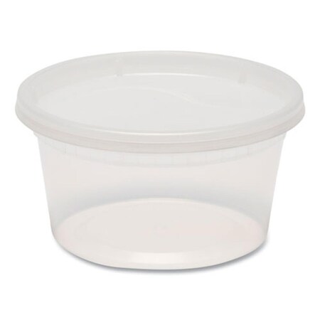 Gen DELI12OZ 12 oz Deli Plastic Containers, Clear - 240PK GENDELI12OZ ...