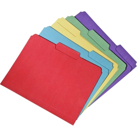 Made-To-Stick 753001 1 by 3 Cut Letter Double Ply Recycled Folders ...
