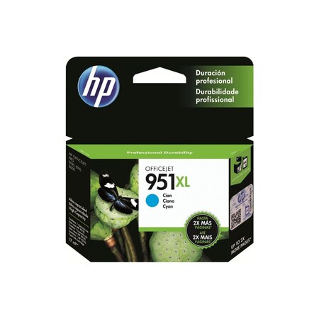 Hp Hewlett Packard CN046AN 951Xl High Yield Cyan Original Ink Cartridge ...