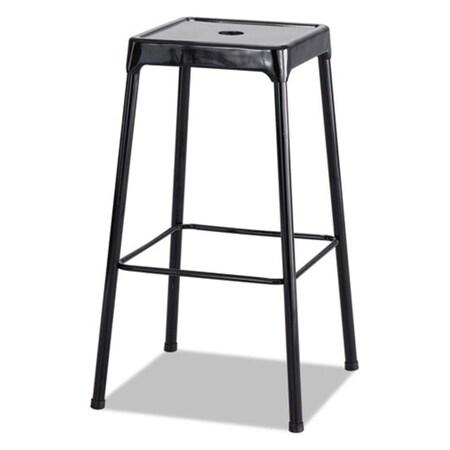 Betterbeds SAF Bar Height Steel Stool Black BE3758516 | Zoro
