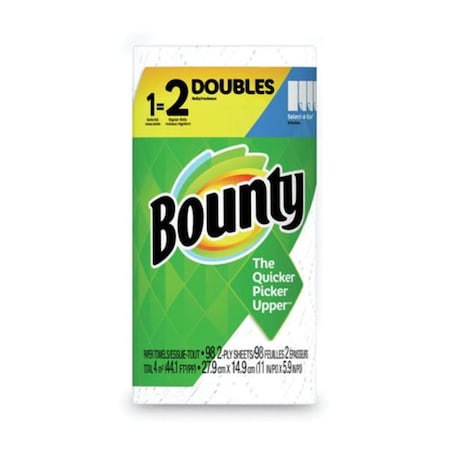 Bounty 5.9 x 11 in. Double Kitchen Roll Paper Towel, White - 110 Sheet ...