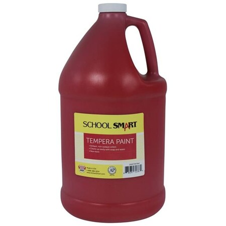 School Smart School Smart 2002730 1 gal Tempera Paint; Red 2002730 | Zoro
