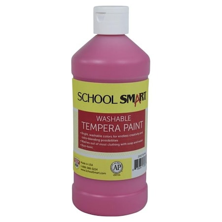 School Smart School Smart 2002736 1 Pint Washable Tempera Paint; Pink ...