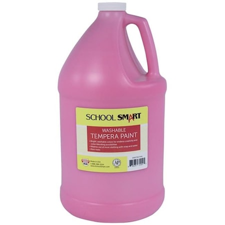 School Smart School Smart 2002764 1 gal Washable Tempera Paint; Pink ...