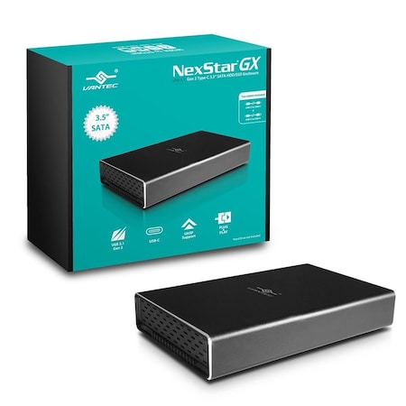 Soundwave USB 3.1 Gen 2 Type-C 3.5 in. SATA HDD & SSD Enclosure ...