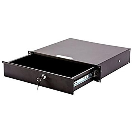 Hi-Tec 2 U Metal Locking Drawer Rack Space HI3231946 | Zoro