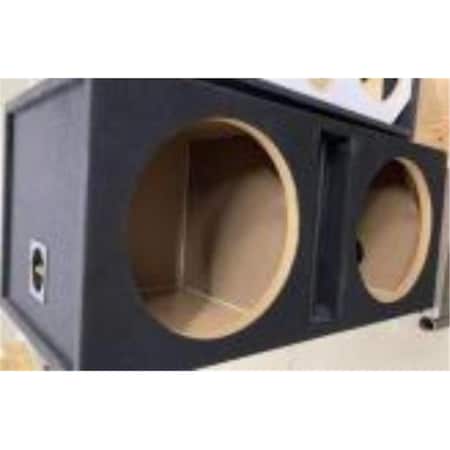Betterbattery 12 in. Two Woofers Empty Bass Speaker Enclosure with ...