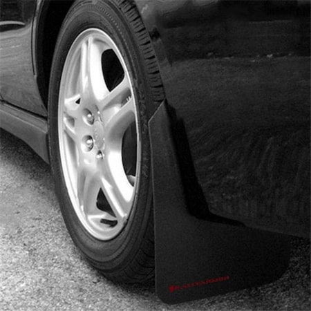 Rally Armor Rally Armor MF1-BAS-RD Basic Black Mud Flap with Red Logo ...