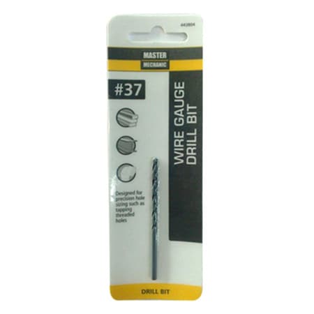 Swivel Master Mechanic No.37 Wire Gauge Number Drill Bit - Black - 2-1 ...