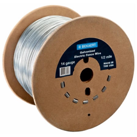 Bekaert 0.25 Mile Electric Fence Wire - 14 Gauge BE570107 | Zoro