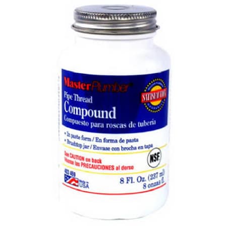 Harvey 8 oz Master Plumber Pipe Thread Compound, Gray WI570136 | Zoro