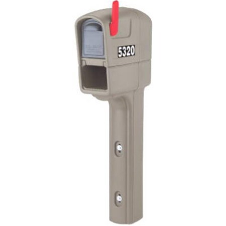 Step 2 Step 2 553224 Mailbox & Post with Newspaper Holder; Stone Grey ...