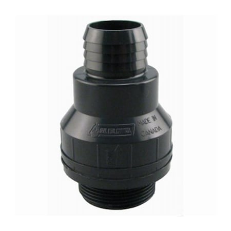 Water Source ABS In-Line Sump Pump Check Valve - 1.50 in. 235825 | Zoro
