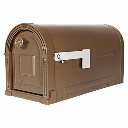 Bbq Innovations Post Mount Mailbox - Venetian Bronze; Large BB843744 | Zoro