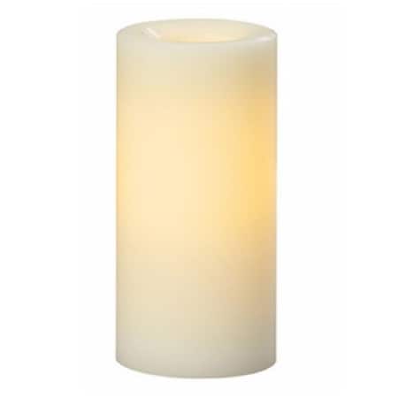 Sterno Home Sterno Home 273028 3 x 6 in. Cream All Weather Wax LED ...