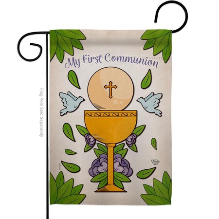 Cuadrilatero My Holy Communion Religious Faith Double-Sided Decorative ...