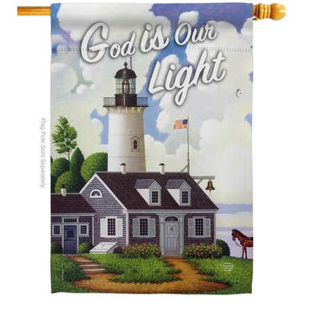 Cuadrilatero God is Our Light Religious Bible Verses Double-Sided ...