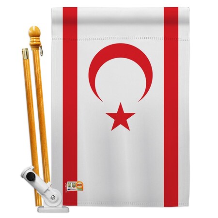 Cosa 28 x 40 in. Cyprus Northern Flags of the World Nationality ...