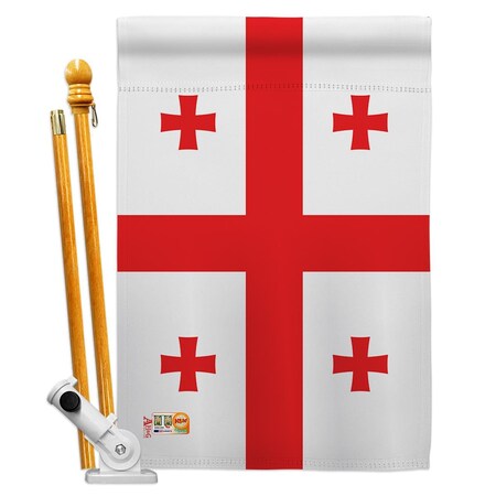 Americana Home & Garden 28 x 40 in. Georgia Republic Flags of the World ...