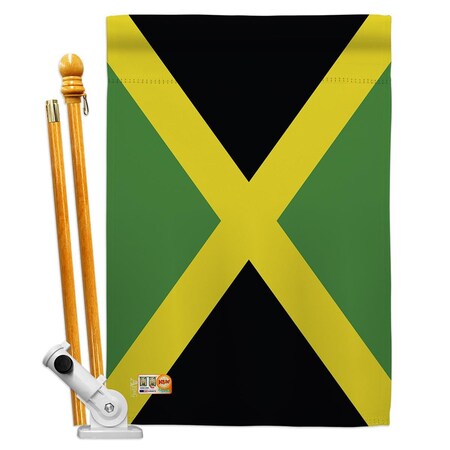 Americana Home & Garden 28 x 40 in. Jamaica Flags of the World ...