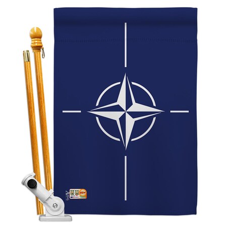 Cosa 28 x 40 in. Nato Flags of the World Nationality Impressions ...