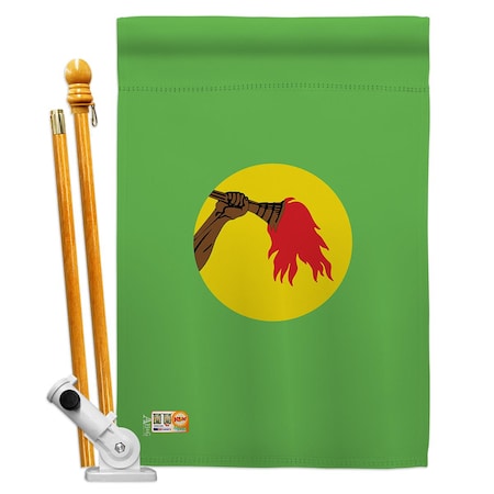 Cosa 28 x 40 in. Zaire Flags of the World Nationality Impressions ...