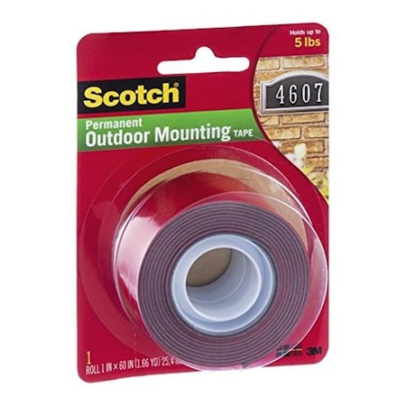 3M 3M 4011 Mounting Tape Exterior - 1 x 60 in. 4011 | Zoro