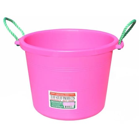 Tuff Stuff Products MCK70HP 70 qt. Muck Bucket; Hot Pink MCK70HP | Zoro