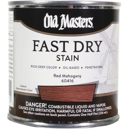 Old Masters Old Masters 60416 0.5 Pint Red Mahogany Fast Dry Stain ...