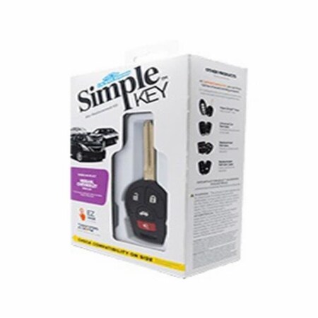 Keyless Keyless NISRK4TSK Nissan Simple Key 4 Button with Prog ...