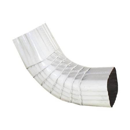 Spectra Gutter Systems 3 x 4 in. A-Elbow, White 4AELRTW | Zoro