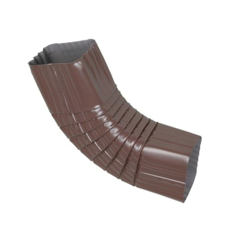 Spectra Gutter Systems 3 x 4 in. Aluminum B-Elbow, Brown 4BELRTB | Zoro
