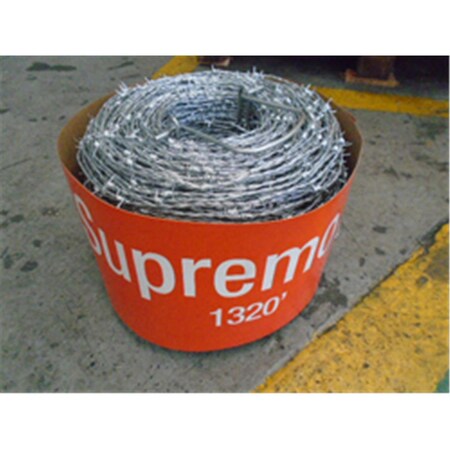 Bekaert Bekaert Steel Wire 183674 Supremo Barb Wire - 15.5 Gauge 4 ...