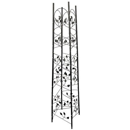 Classic Accessories Botanical Garden Obelisk Decorative, Black ...