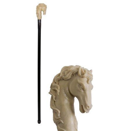 Curiositycuriosidad Horse Walking Cane White CU2184085 | Zoro