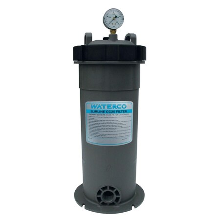 Waterco 50 sq. ft. x 1.5 in. NPTF Slimline Filter with Base 45552504NA ...