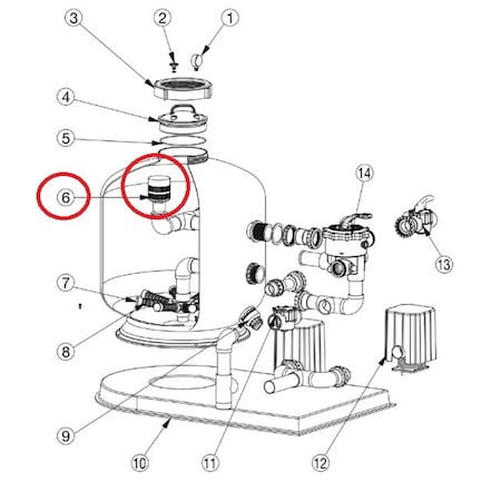 Hands On 1.5 in. FPT Diffuser for Floating Bead Filter HA4239672 | Zoro