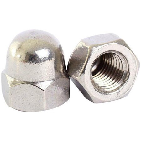 Hands On M8 Stainless Steel Dome Nuts & Washer Kit, Set of 12 HA3276109 ...