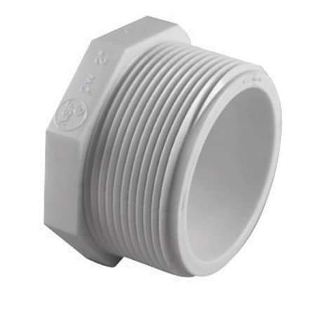 Charlotte Pipe And Foundry PVC021131000 Schedule 40 PVC Threaded Plug ...