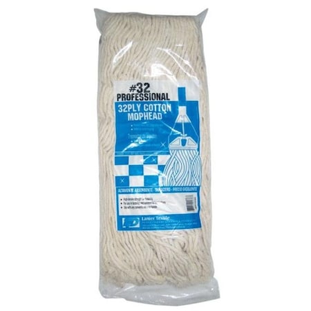 Elite Mops & Brooms Lanier 109-32PLY-No.32 32 Ply Mop Head Cut End ...