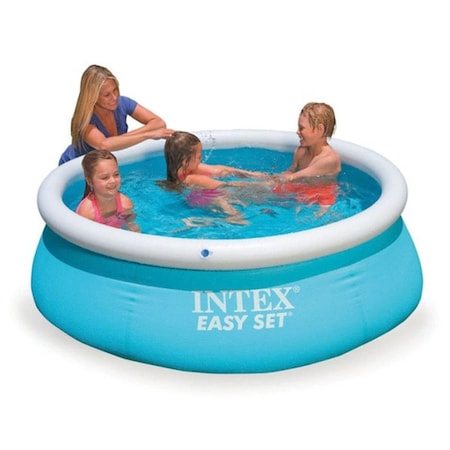 Hands On 28101EH 6 ft. x 20 in. Easy Set Inflatable Swimming Pool ...