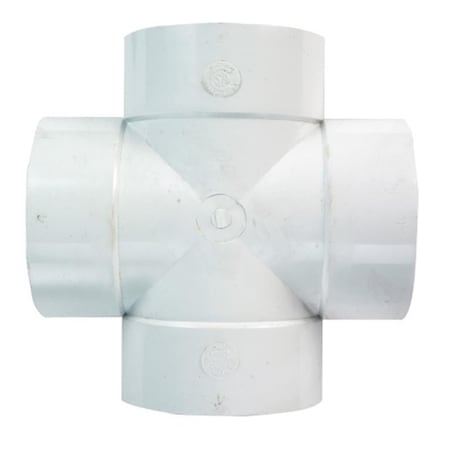 Vortex P179 PVC Cross Tee 4 in. VO156077 | Zoro